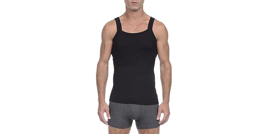 Men's Essential Cotton Square-Cut Tank 2-Pack
