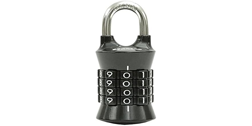 Master Lock 1535D Vertical Resettable Number Combination Lock