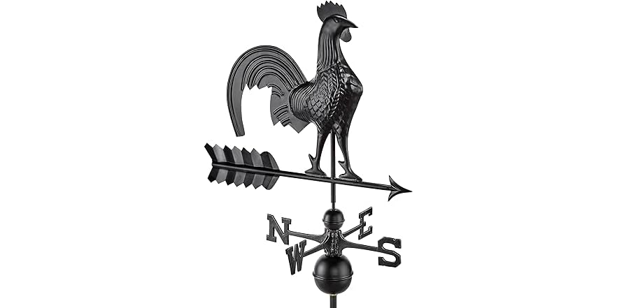 Farmhouse-Inspired Rooster Weathervane
