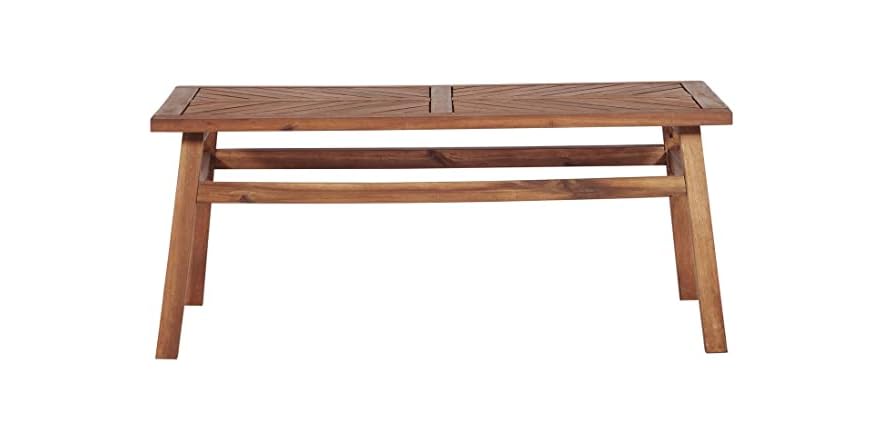 Walker Edison Chevron Coffee Table