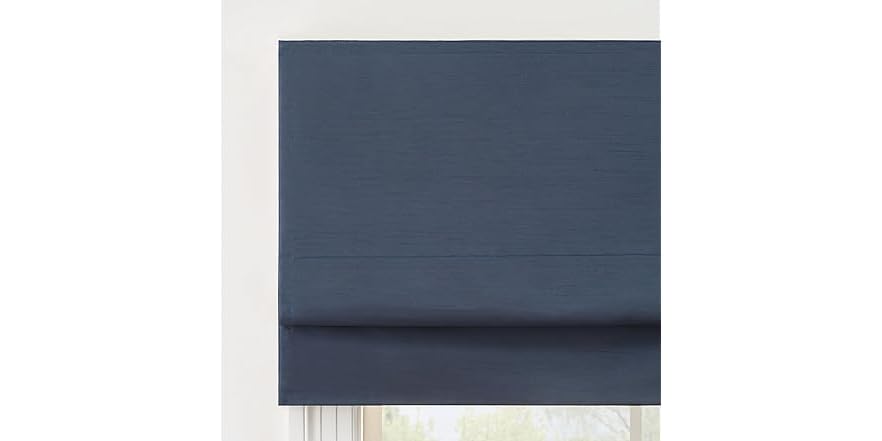 ECLIPSE Faux Silk Roman Shade for Windows