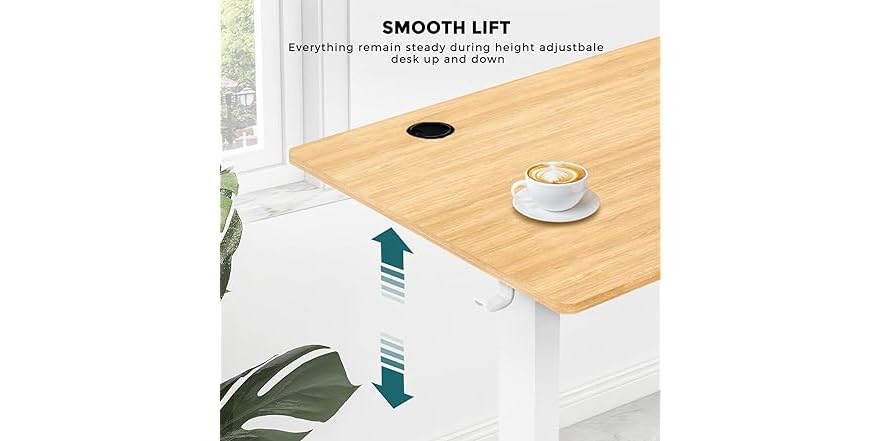 SMUG Standing Desk, 55 x 24 in, Electric