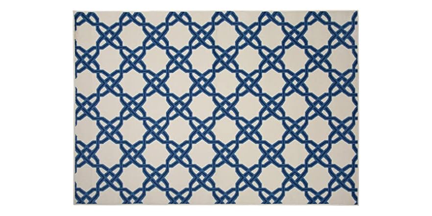 Geo Trellis Design Area Rugs