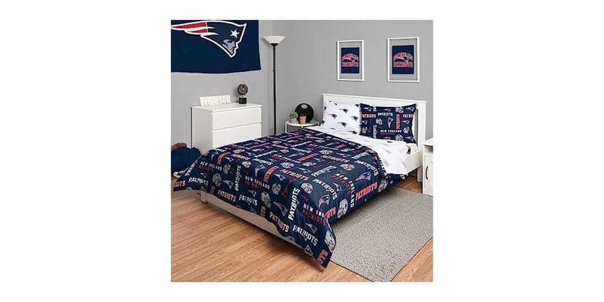 FOCO NFL Comforter Bedding 5 Piece Set