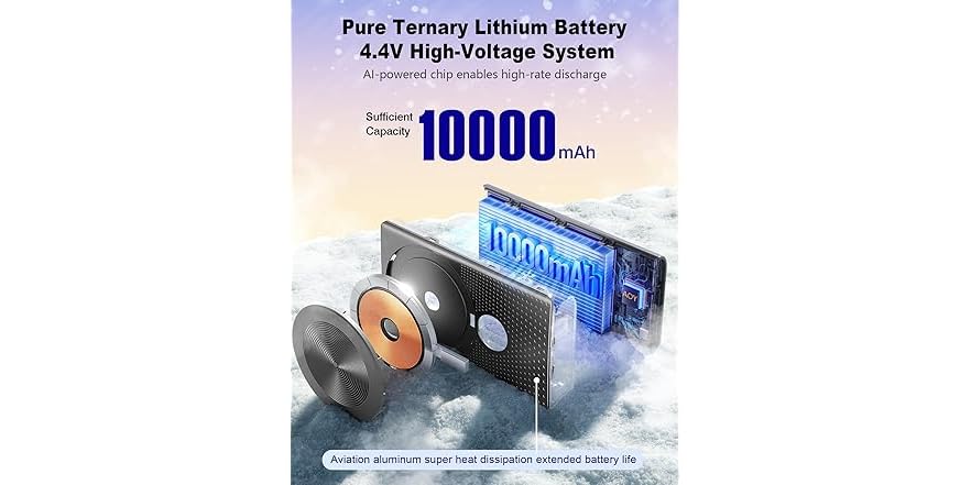 10000mAh 22.5W Fast Charging Magnetic Power Bank