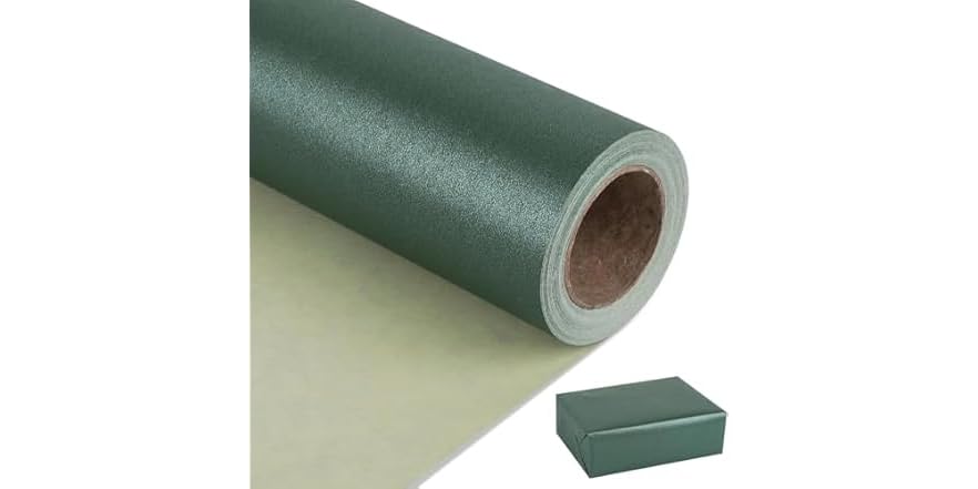 32Ft Matte Dark Green Wrapping Paper