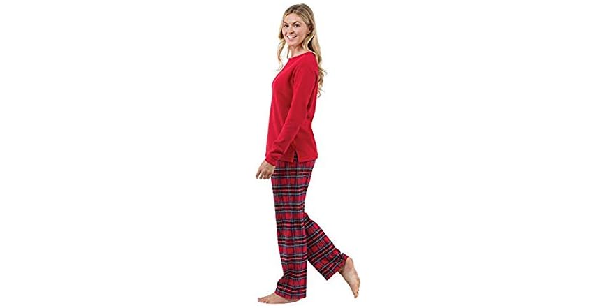 PajamaGram Women Pajamas Set Plaid