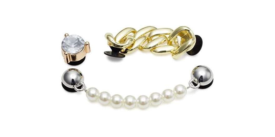 Crocs Jibbitz 5-Pack Gold Charms