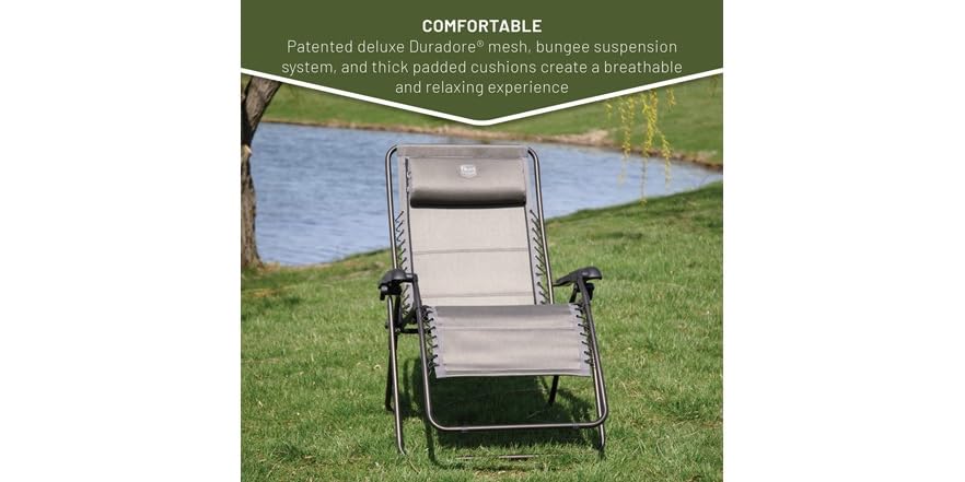 Timber Ridge Deluxe Zero Gravity Lounger