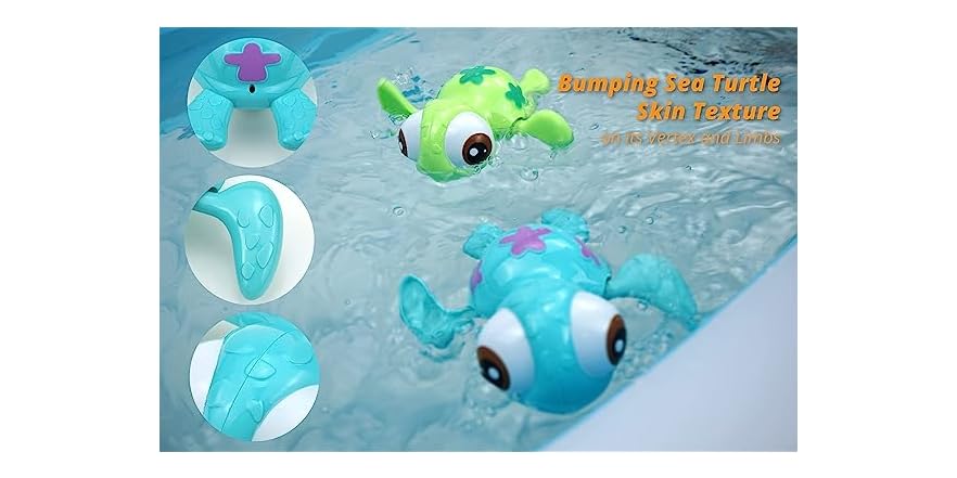 Bath Toys Wind up Swimming Sea Turtles