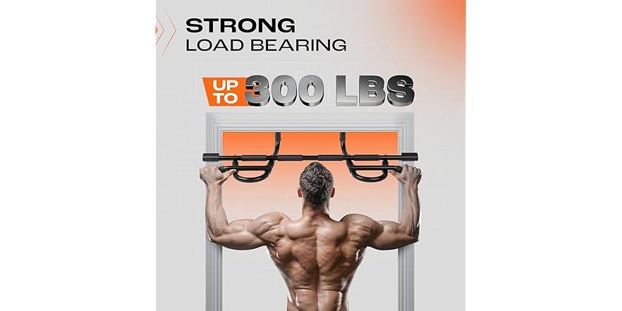 Yes4All Pull Up Bar for Doorway & Ab Straps