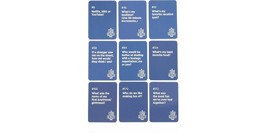 The Best Friend Game - Think You Know Your Friends?