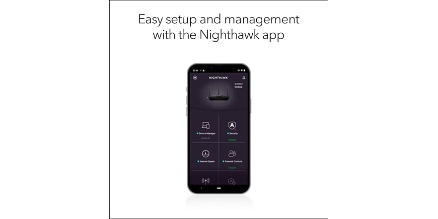 Netgear Nighthawk AX2400 Wi-Fi 6 Router (Open Box)