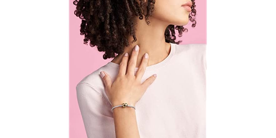 Pandora 568707C00-23 23cm, 9.1 inches Heart Clasp B (Open Box)