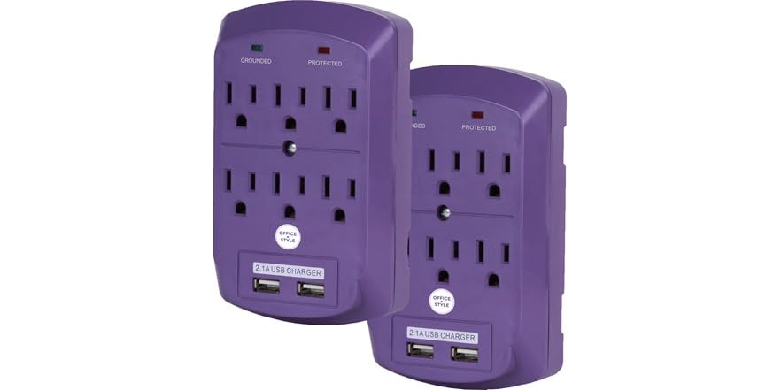 Office+Style Surge Protector (2 Pack)