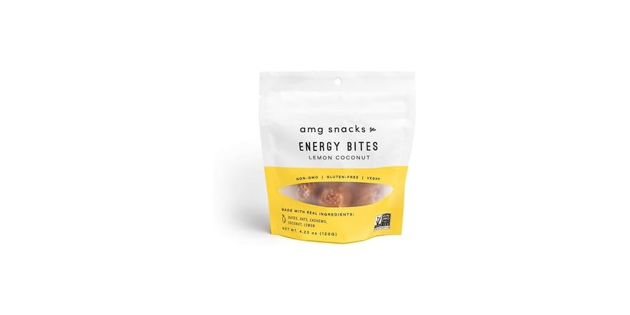 (6 Pack) AMG Lemon Coconut Energy Bites