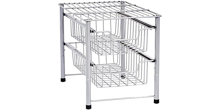 Amazon Basics 2-Tier Sliding Drawers Organizer