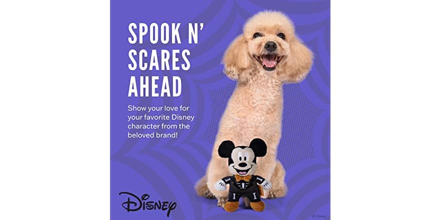 Disney Plush Mickey Mouse Pet Toy