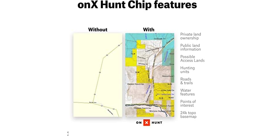 Oregon Hunting Map for Garmin GPS