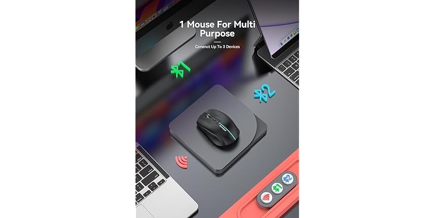 RAPIQUE Bluetooth Wireless Mouse