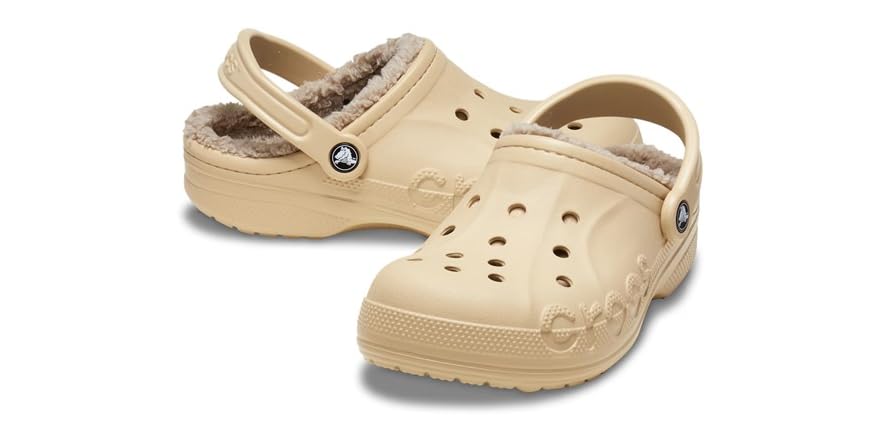 Crocs Baya Lined Unisex Clog Chai/Multi M13W15