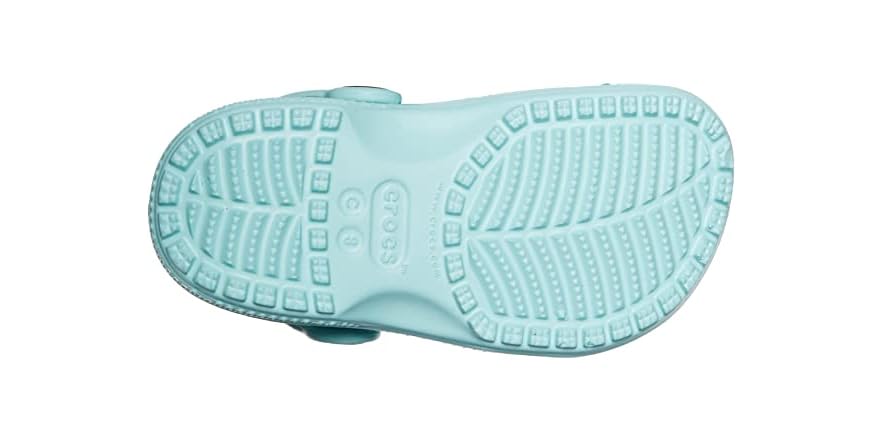 Crocs Kids' Classic Clog , Pure Water, 6 Big Kid