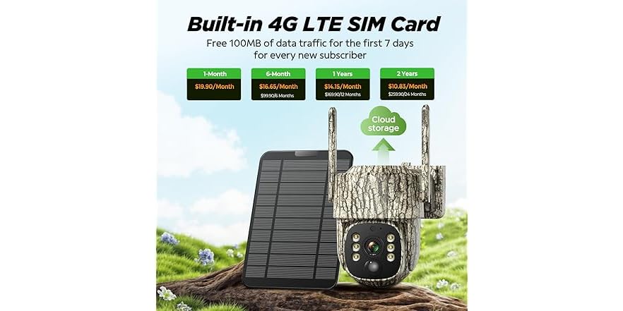 VOOPEAK Trail Camera, 4G LTE