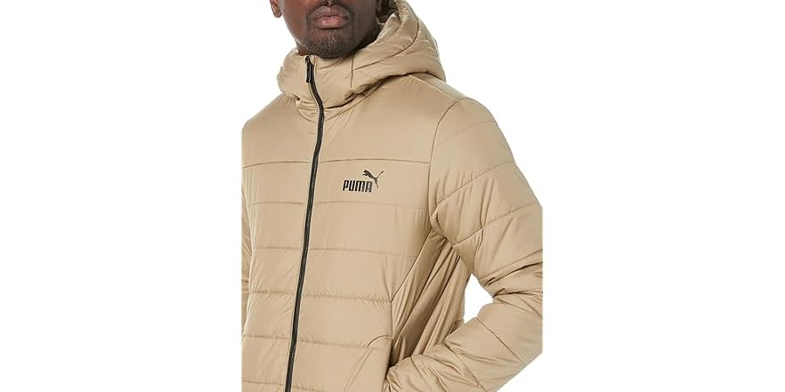 PUMA Men's ESS Hooded Padded Jacket