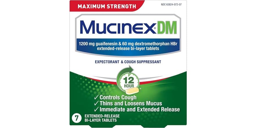 Mucinex Cough Tablets 7ct (3 Pack)