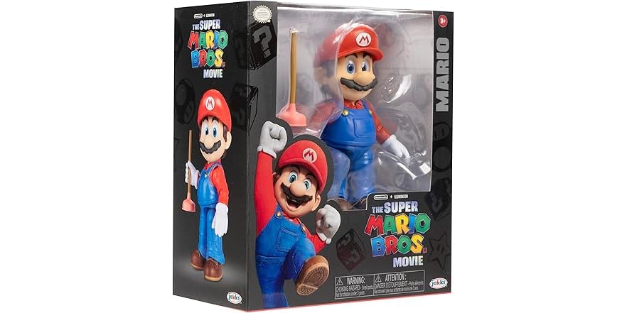 Mario Figure with Plunger Accessory