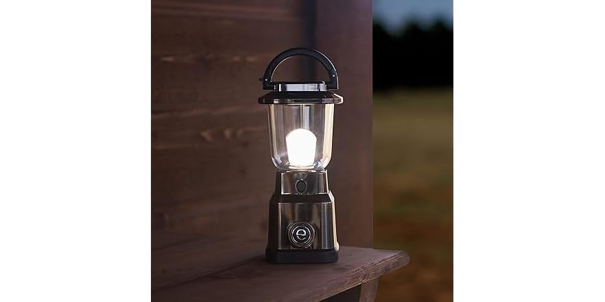 Enbrighten LED Mini Lantern, Battery Operated, Bronze