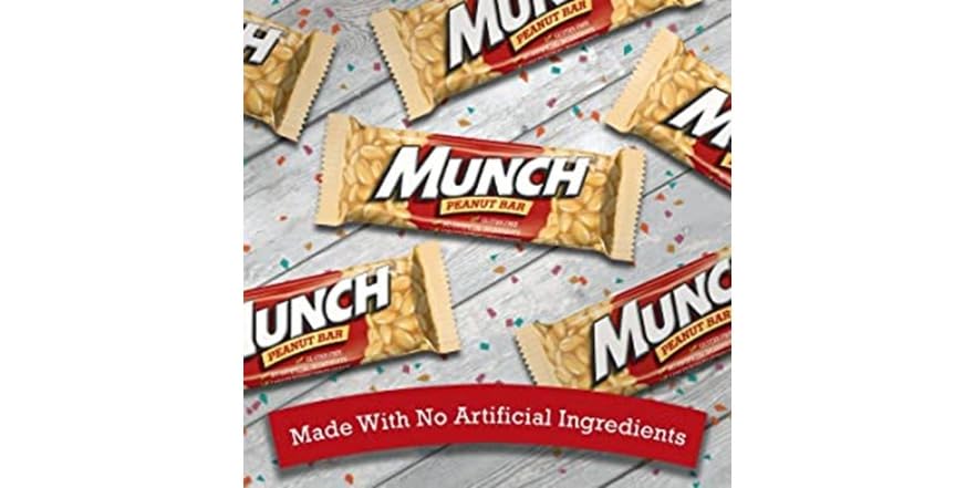 MUNCH Peanut Bar,36-Count Box