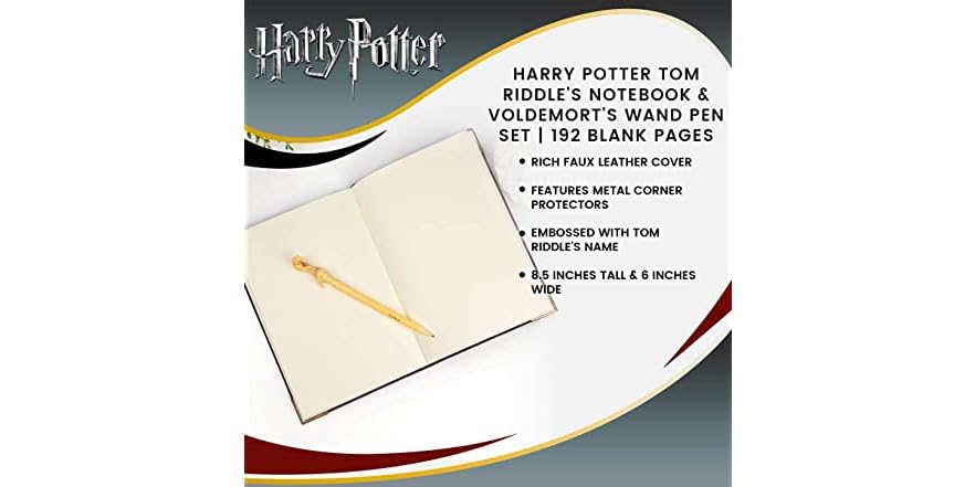 Harry Potter Tom Riddle's Notebook