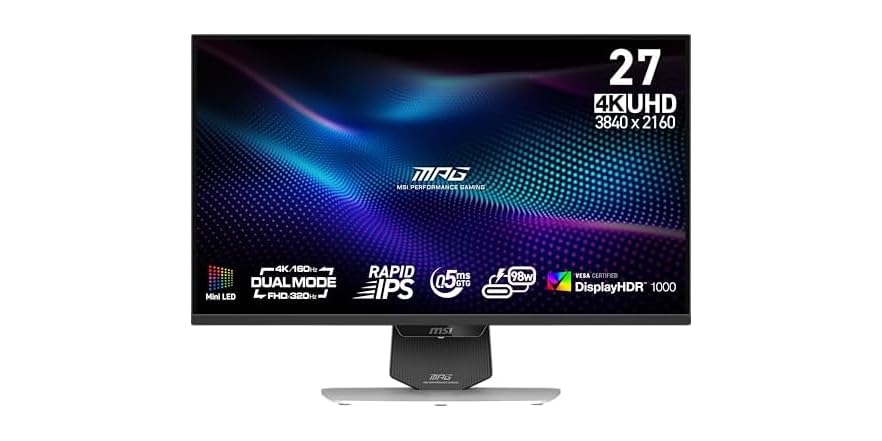 MSI 27" UHD Monitor | MPG 274URDFW E16M