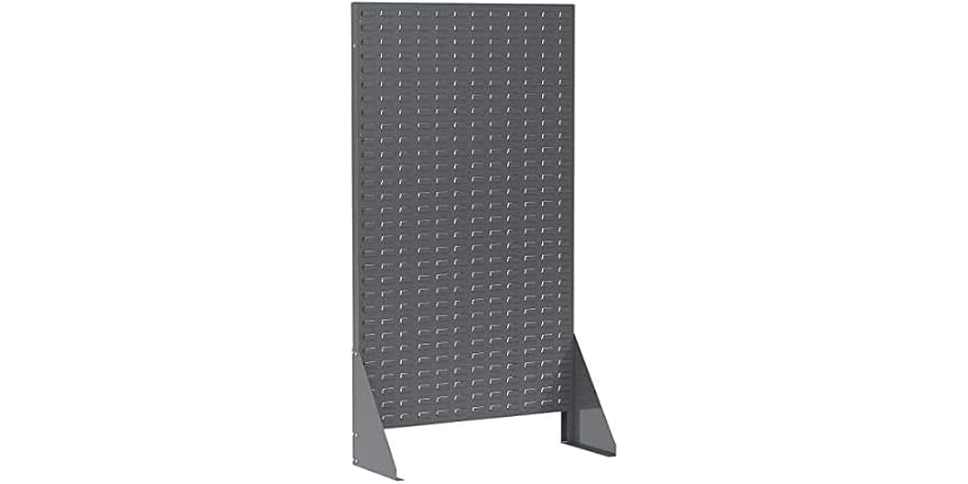 Akro-Mils Single-Sided Steel Louvered Panel Rack