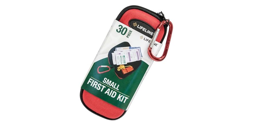 30-Piece Small Hard Shell Foam First Aid Kit