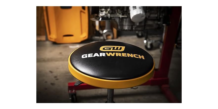 GEARWRENCH Adjustable Height Swivel Shop Stool