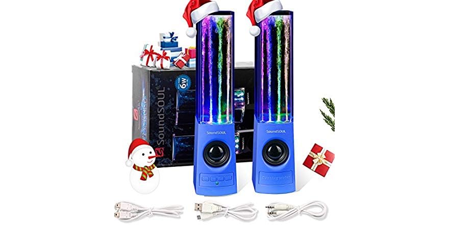 SoundSOUL Bluetooth Water Dancing Speakers - Pair