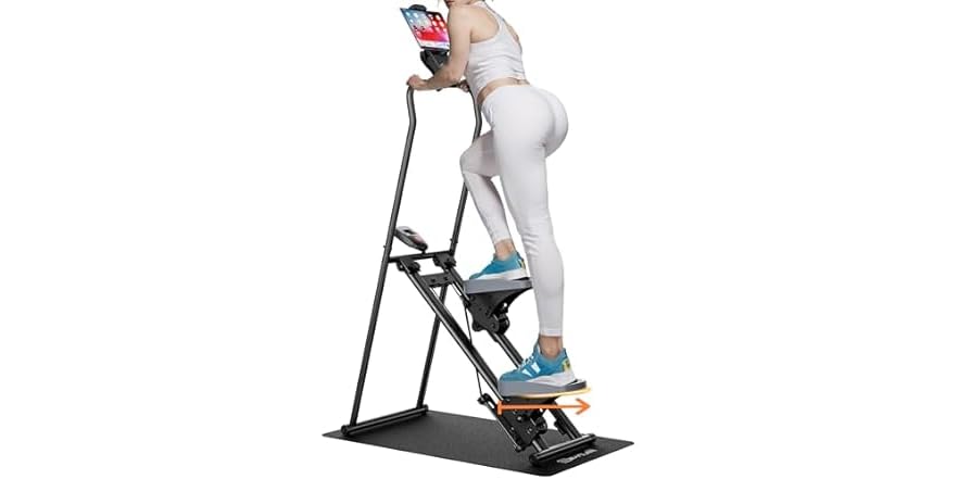 seanleecore Stair Stepper Machine for Home with Device Holde (Open Box)