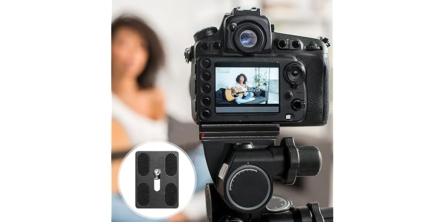 2 PC Metal Tripod Quick Release Mount