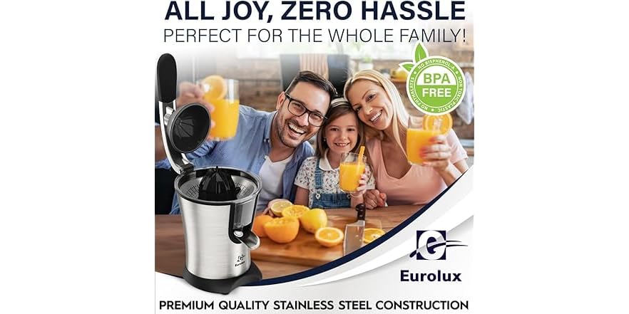 Eurolux Pulp Control Electric Juicer