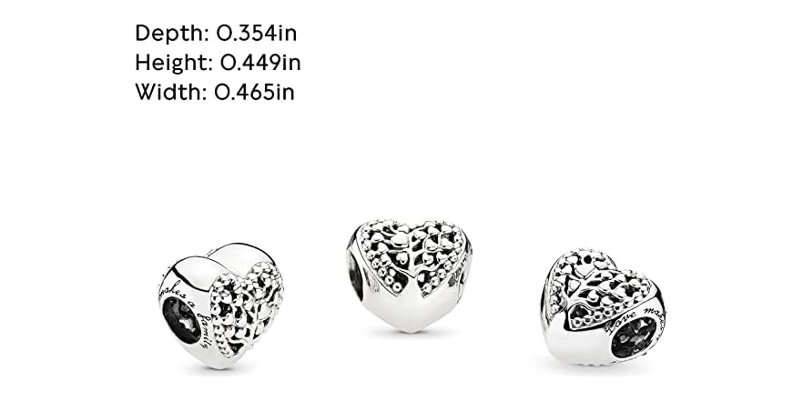Pandora 797058 Pandora Flourishing Hearts Sterling Si (Open Box)