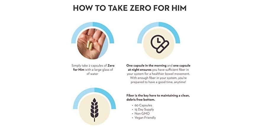 Zero for Him Dietary Fiber Supplement