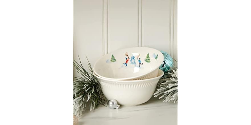 Lenox Profile Snow Day Bowl Set