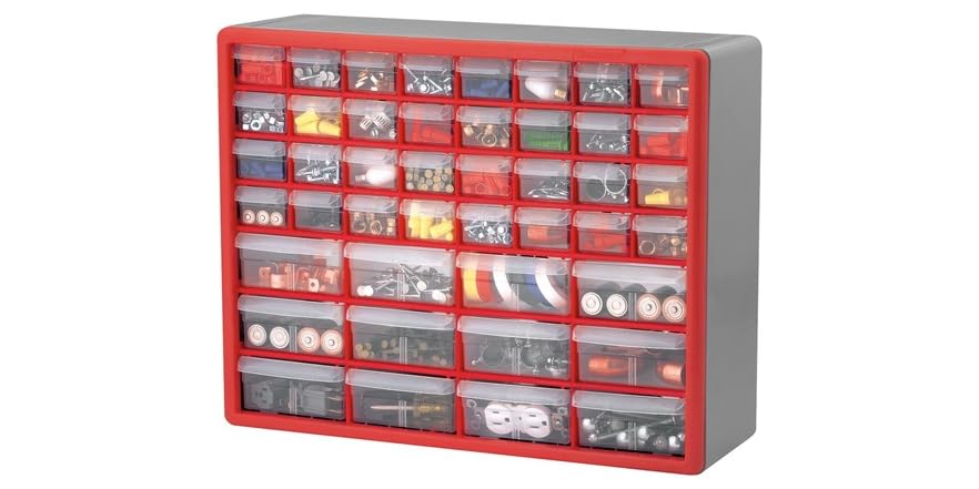 2-Pack Akro-Mils 44-Drawer Hardware & Craft Cabinets