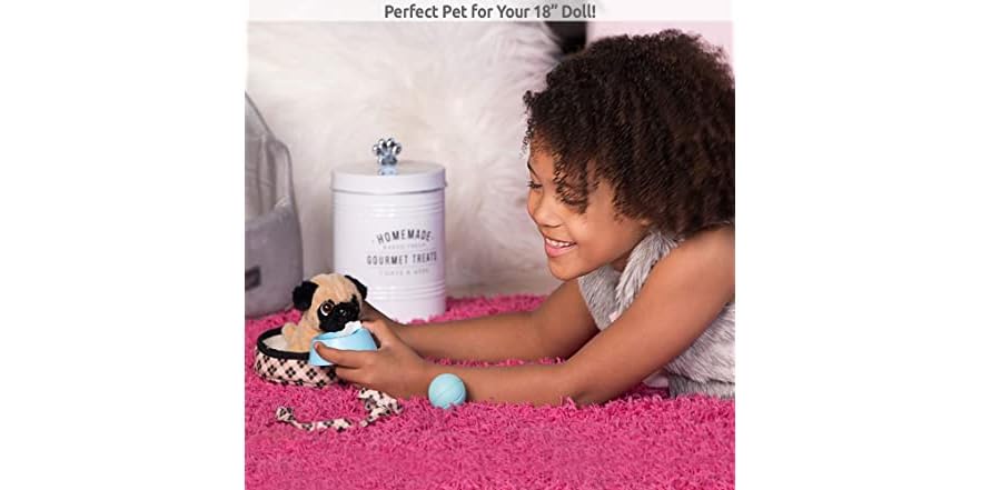 Adora Amazing Pets Preston the Brown Pug