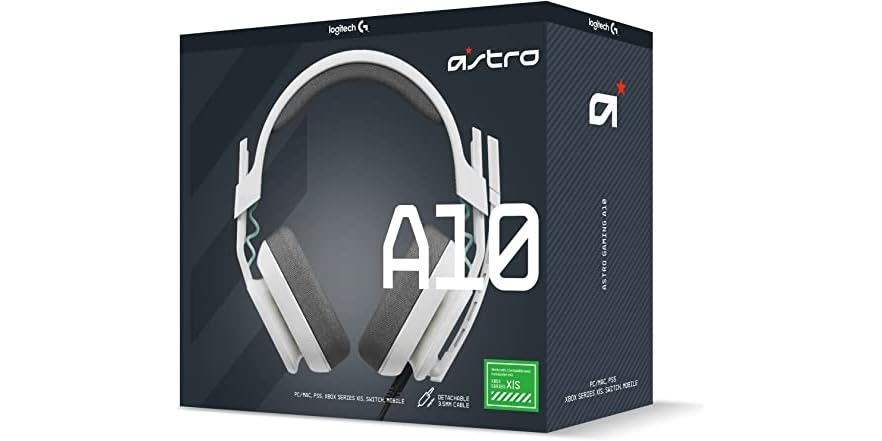 Astro A10 Gaming Headset (White) Refurbished (Open Box)