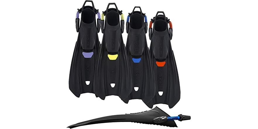 Aqualung Open Heel Scuba Fins LG/XL (Men's 9-11)