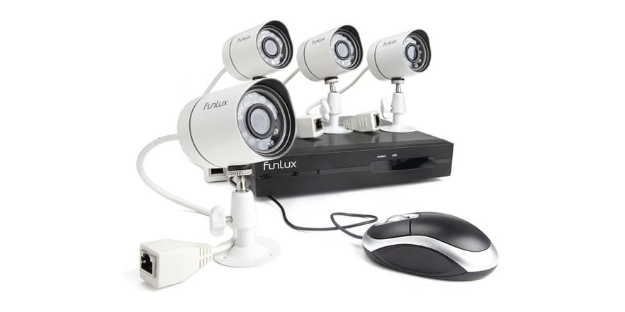 Funlux 4CH/4Cam IP Network Camera System