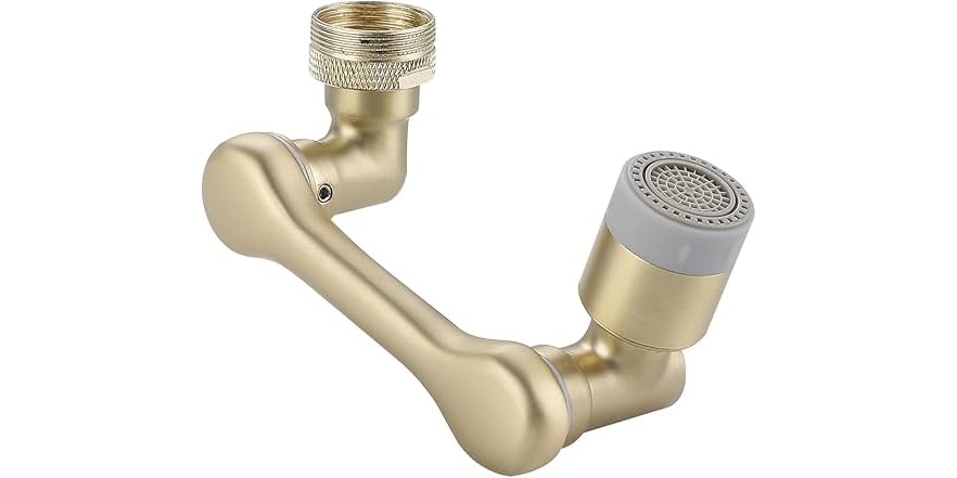 Genpe Brushed Golden Swivel Faucet